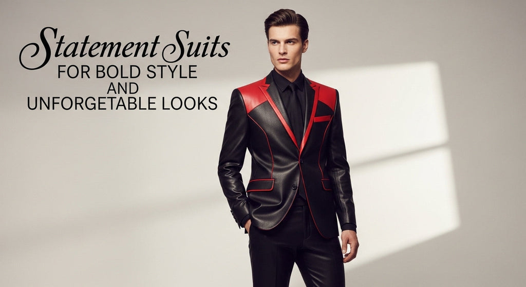 Statement Suits for Bold Style and Unforgettable Looks | Rizwards Leather